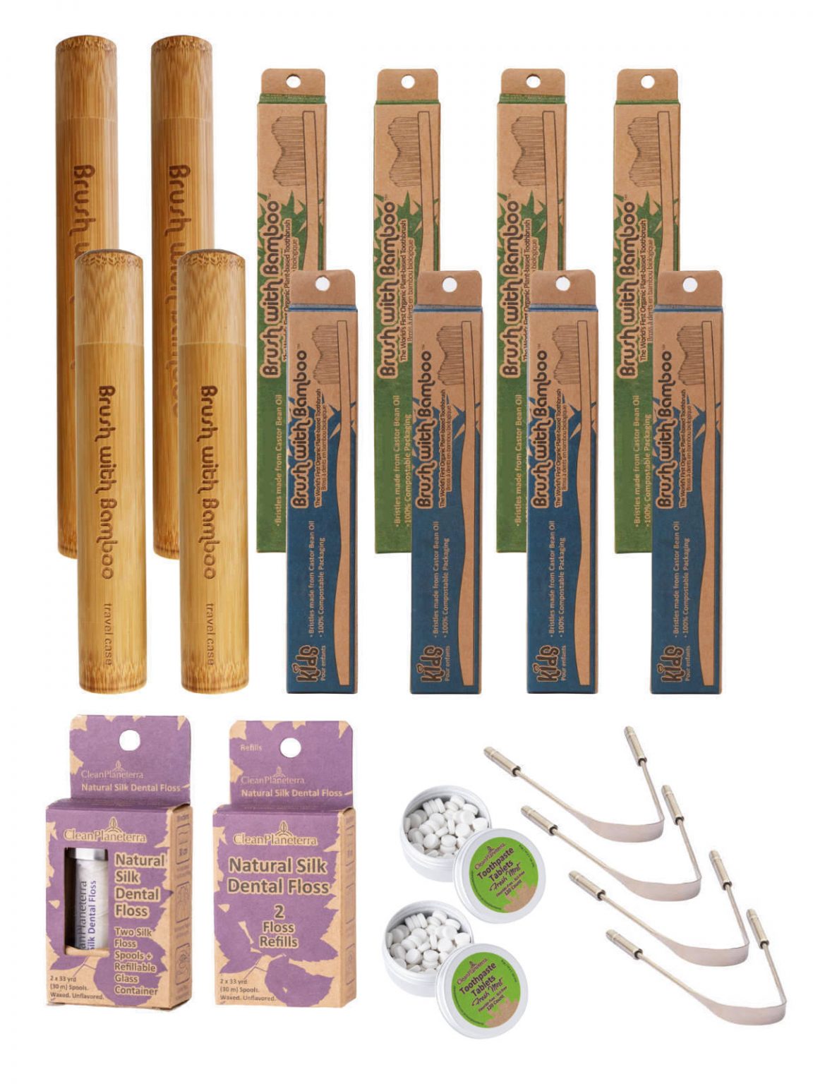 Daily Hygiene Set - Brush with Bamboo