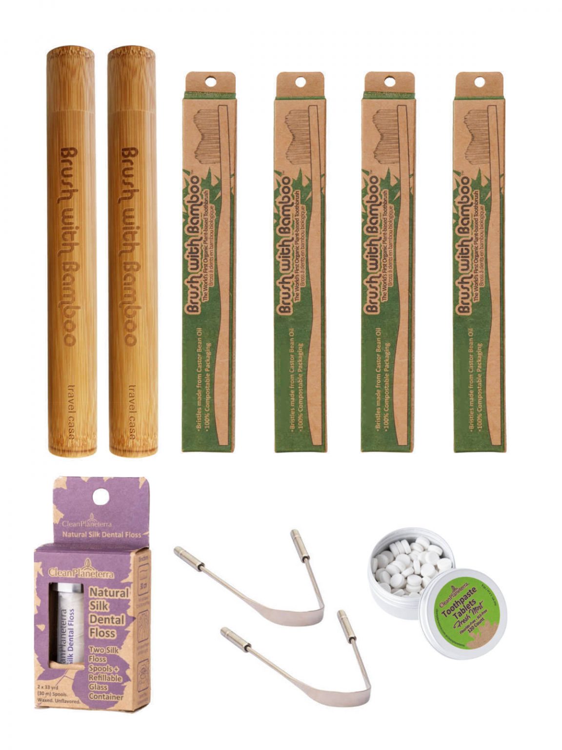 Daily Hygiene Set - Brush with Bamboo